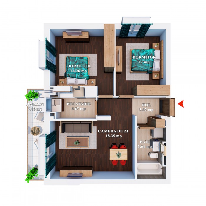 Cosmopolis | Studiouri, apartamente și vile la oferta